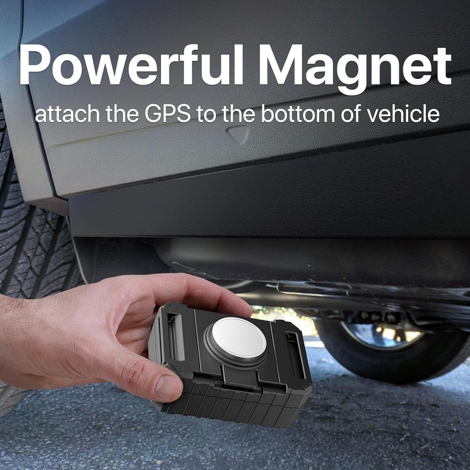 Tracki Pro GPS Tracker for Vehicles, USA made tech. Up to 7 Months Batt ...