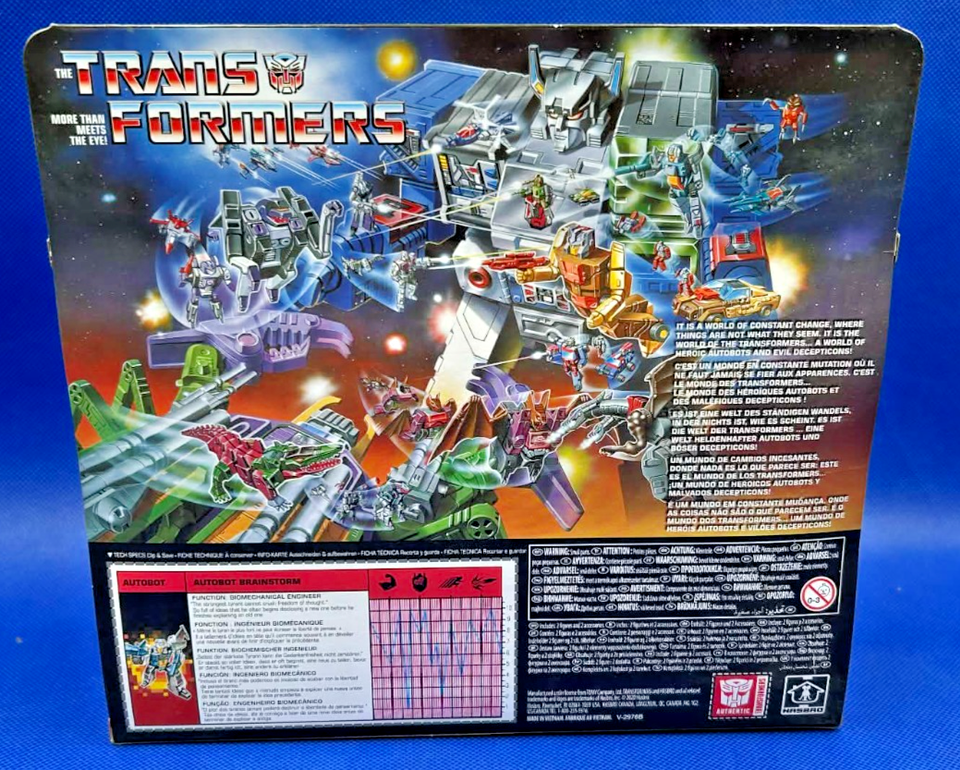 Transformers Generations Retro Headmaster Autobot Brainstorm Arcana G1 ...