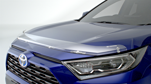 TOYOTA RAV4 BONNET PROTECTOR CLEAR VERSION FROM JAN 2019 NEW GENUINE ...