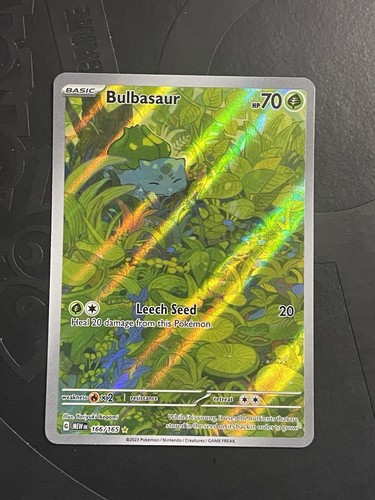 Bulbasaur 166/165 Holo Illustration Rare 151 Pokemon TCG NM | eBay