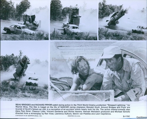 1977 Beau Bridges Richard Pryor Racing Action Greased Lightning Movie ...