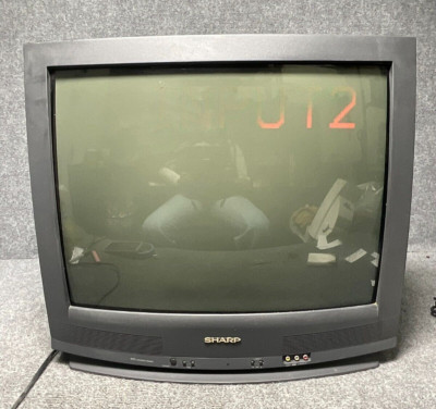 Sharp 27N-S100 33" Inch Widescreen CRT Color Television In Black W/O ...