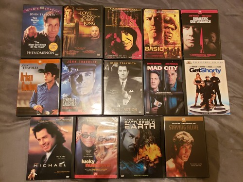 Lot Of 14 John Travolta Dvds Battlefield Earth Michael Get Shorty Mad City Basic 85391856627 | eBay