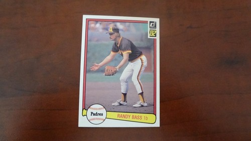 1982 DONRUSS # 439 RANDY BASS BASEBALL CARD | eBay
