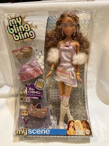My Scene My Bling Bling Madison African American Doll 2005 #J1039 NIB ...
