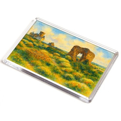 JUMBO MAGNET - Garden Of Rest, Old Hunstanton - Vintage Art Style | eBay UK