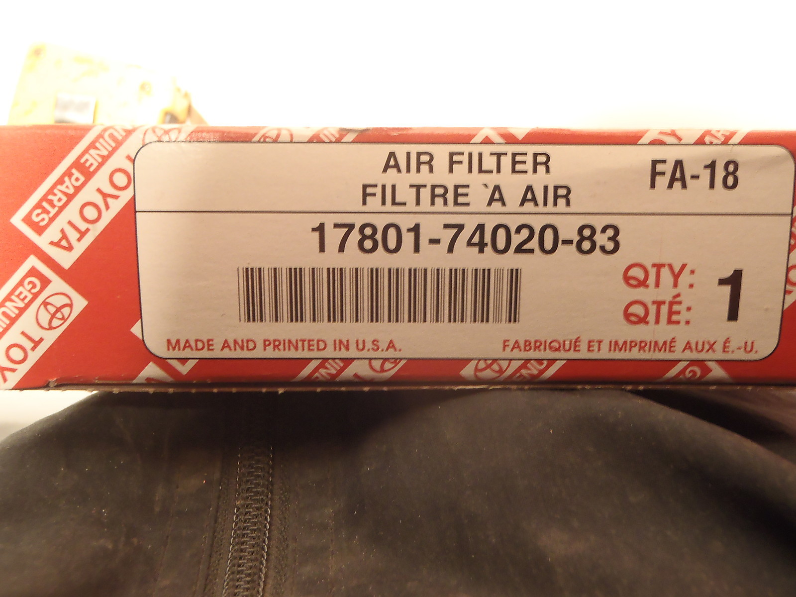 Toyota Genuine Part 17801-74020-83 Air Filter Rav 4 1996 - 2000 | eBay