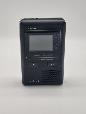 Casio TV-430 Portable TV With 2" Color LCD Screen Analog TV Vintage ...