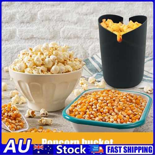 Foldable Popcorn Bucket Safety Tasteless Popcorn Bowl for Outdoor ...