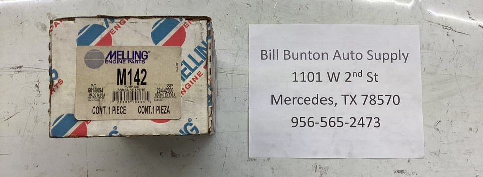 NOS Melling M142 - Engine Oil Pump | eBay
