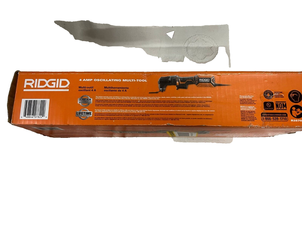 RIDGID JobMax (R28700) - Corded 4A Oscillating Multi-Tool Kit | eBay