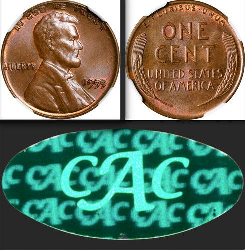 1955 NGC MS65 CAC Doubled Die Obverse $287,000-APR for RD!! DDO Lincoln ...