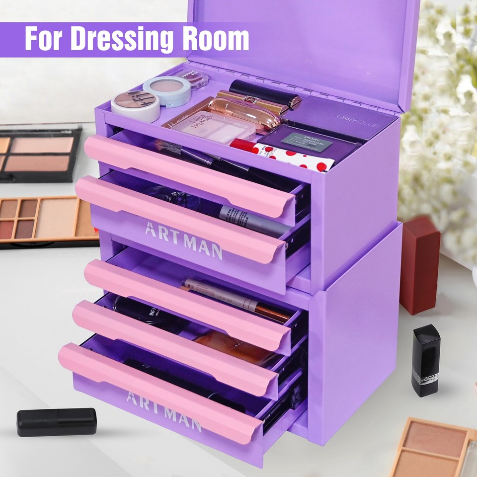 5 Drawers Metal Tool Box Small Tool Chest Tool Storage Cabinet for Home ...