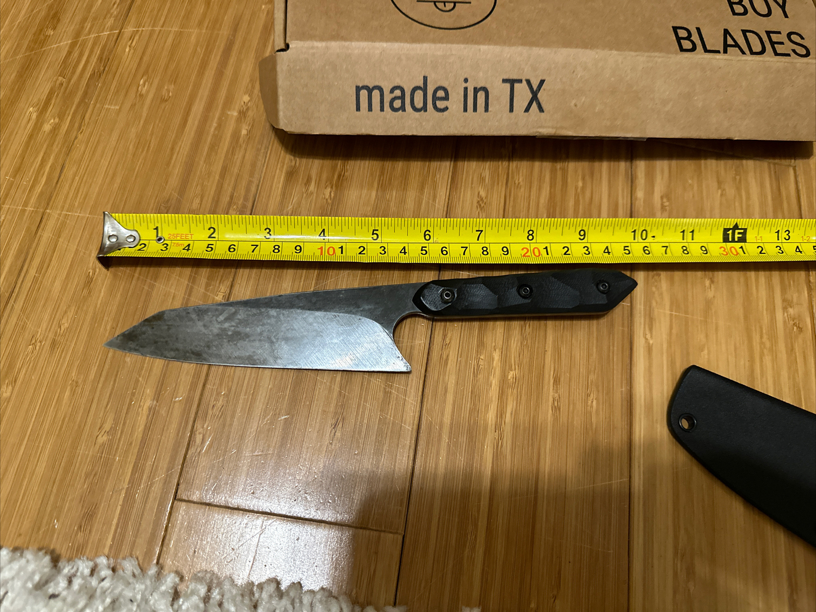 Dull Boy Blades Petty Knife Custom Small Chef Knife And Kydex Sheath ...