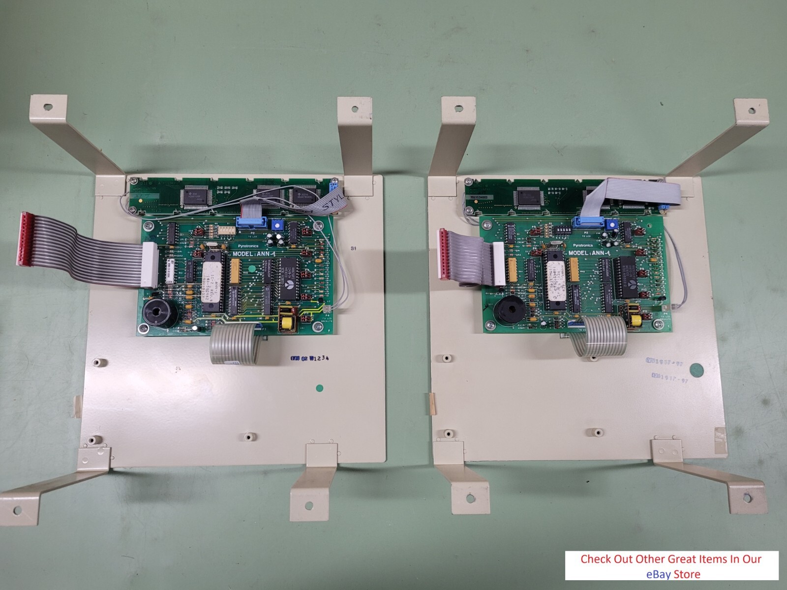Cerberus Pyrotronics Fire Alarm System, multiple boards and cables ...