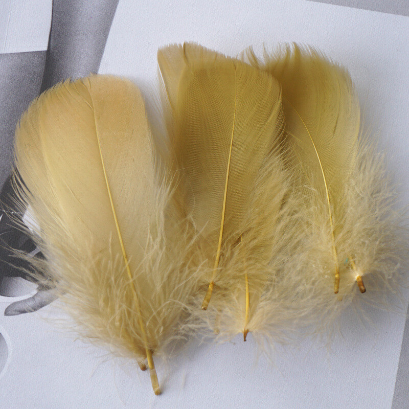 100PCS DIY Multicolour Feather Filled With Decorative Materials Crafts ...