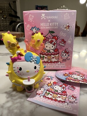Tokidoki X Hello Kitty 50th Birthday Blind Box Figure BOBA KITTY | eBay