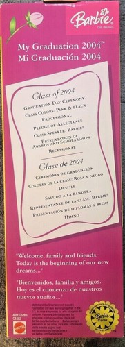 Barbie My Graduation 2004 Mi Graduacion 2004 | eBay