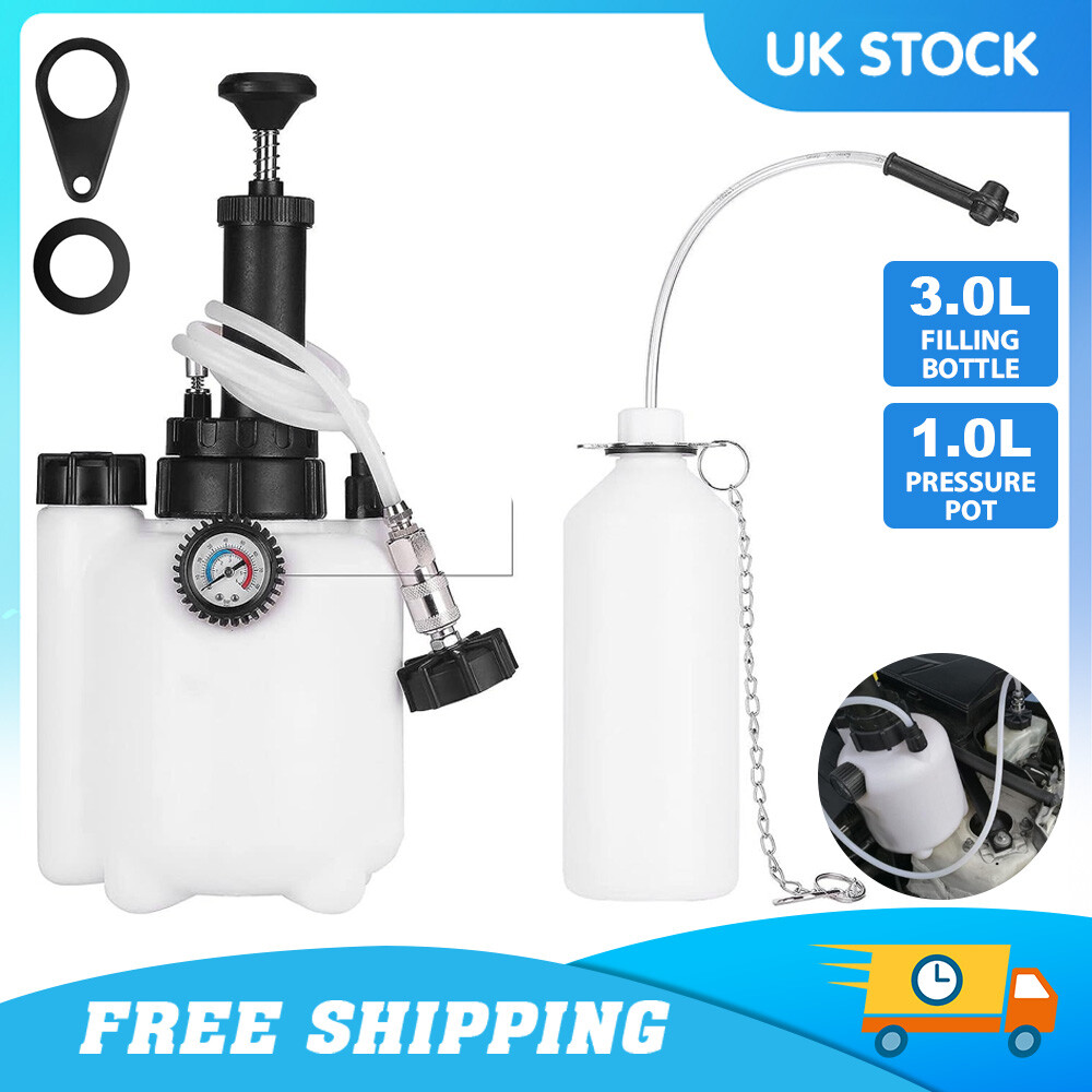 3L+1L Car Brake Bleeder Clutch Bleeding System Fluid Bleeder Tool Set ...