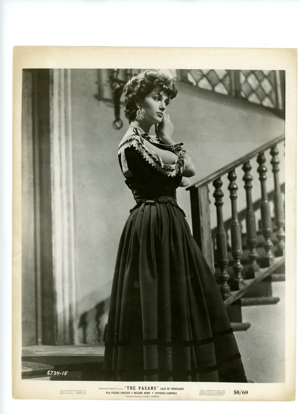 THE PAGANS Original Movie Still 8x10 Helene Remy 1958 12125 | eBay