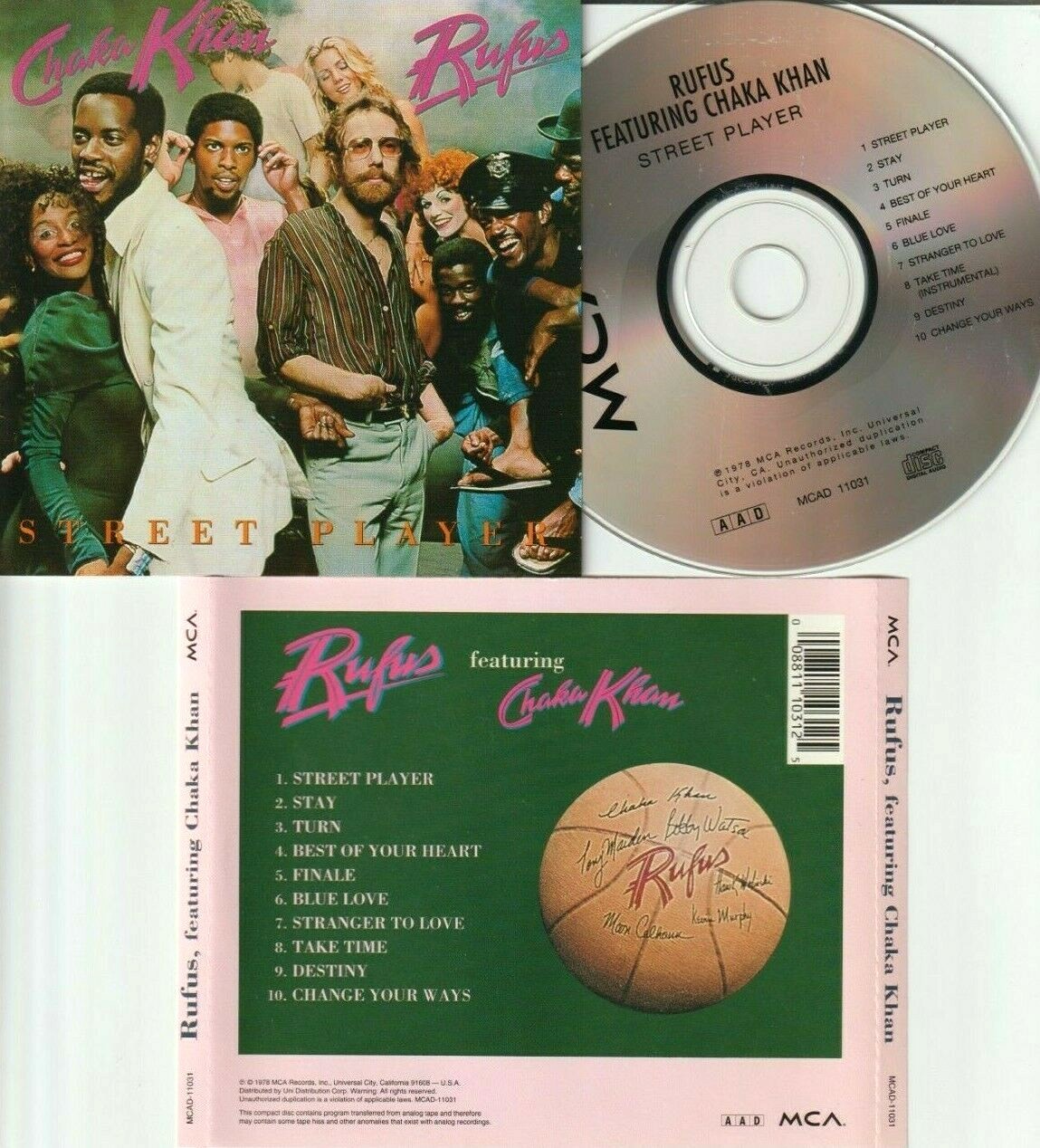 Street Player by Rufus/Rufus & Chaka Khan (CD, Apr-1994, MCA) for sale ...