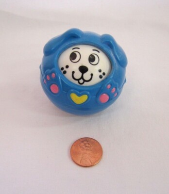 Fisher Price Roll Around Ball Roll-A-Round Blue Ball Toy Ride-A-Round ...