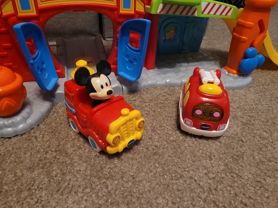 Vtech Go! Go! Smart Wheels Disney Mickey Mouse Silly Slides Fire ...