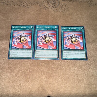 Yugioh! Roulette Spider x3 LDK2-ENJ30 Playset NEW Unlimited NM/M | eBay