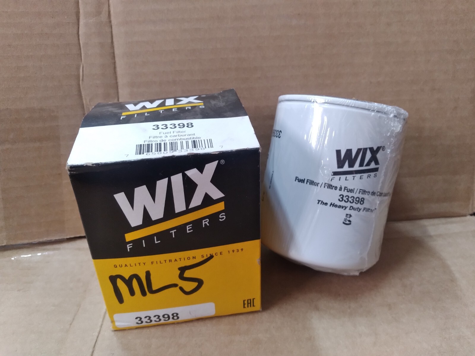 WIX 33398 - Fuel filter cross reference