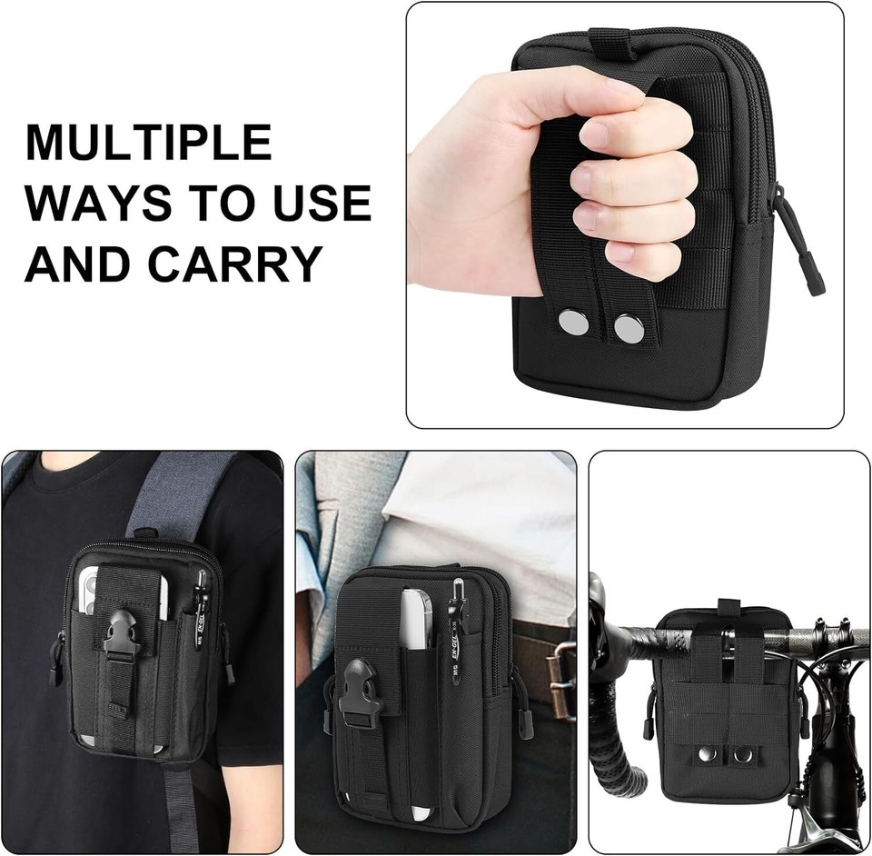 Military Tactical Fishing Camping Pouch Outdoor Waist Bag Climbing ...