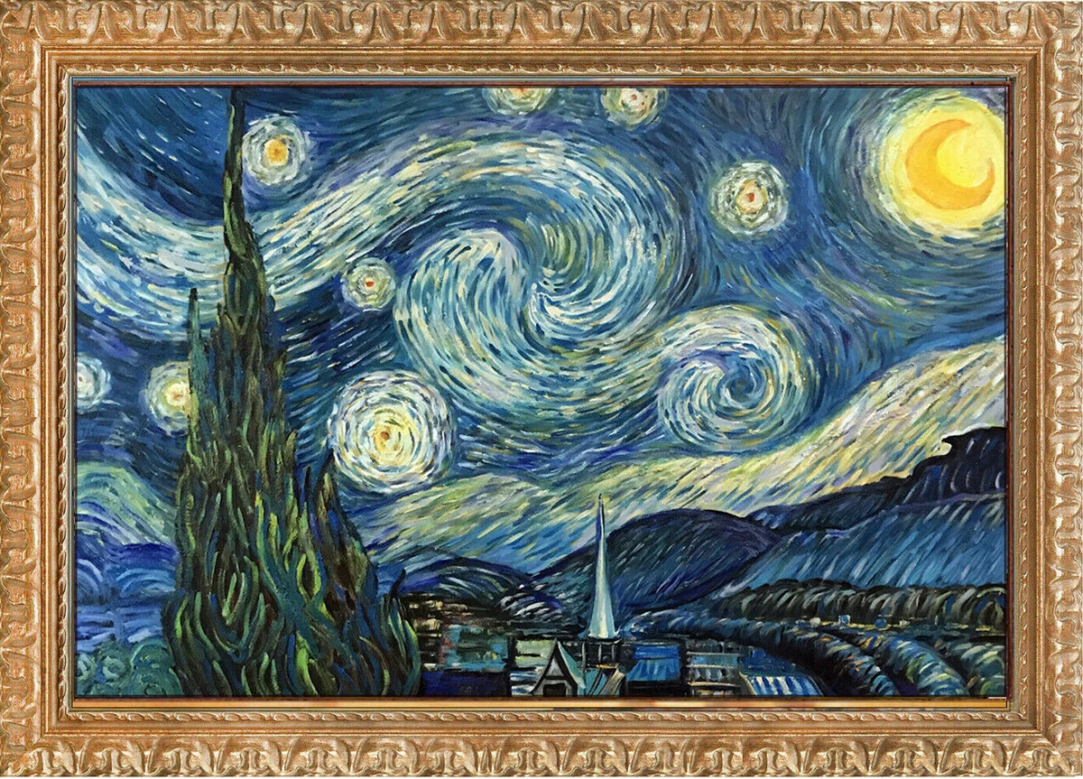 Van Gogh Starry Night Original Painting