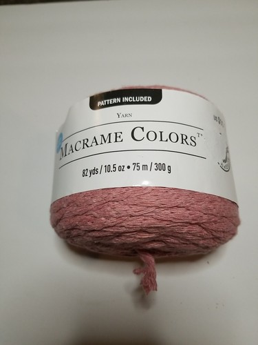 Macrame Colors Yarn, 82 Yards with pattern included 195158687941| eBay
