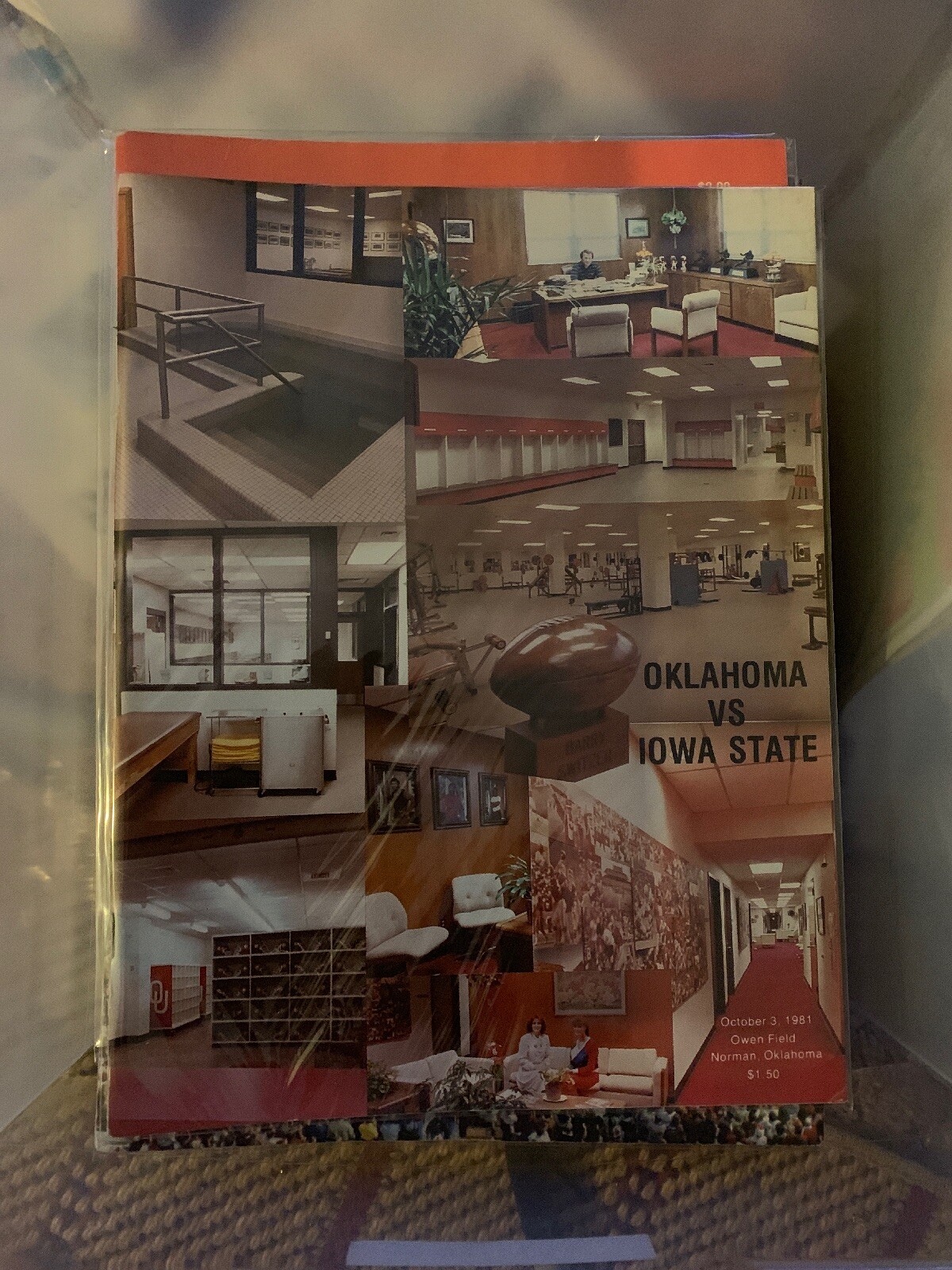 1981 Oklahoma sooners Iowa State Cyclones football program OU ISU ...