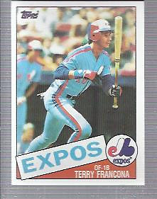 1985 Topps #578 Terry Francona | eBay