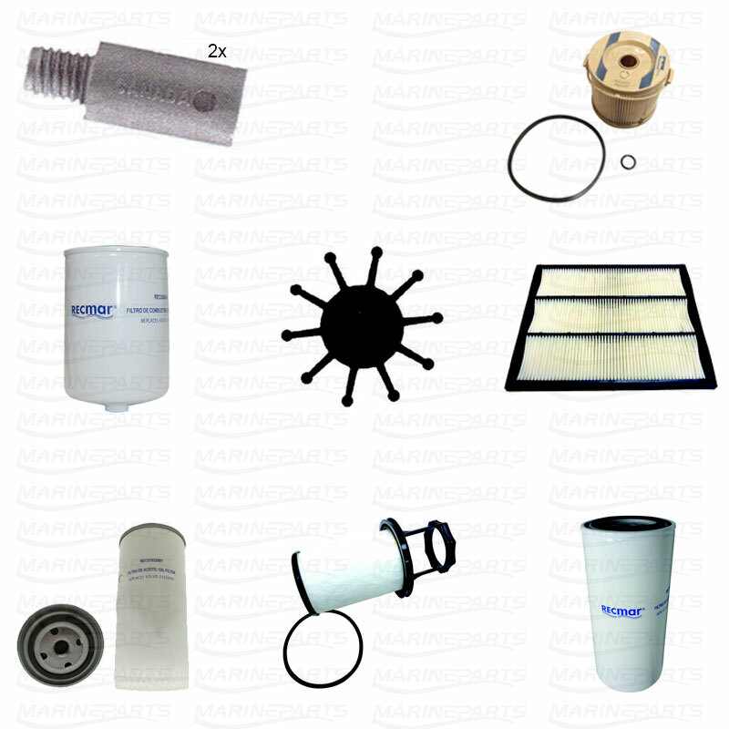 Volvo Penta D4 Service Kit Marine Engines Replaces 3582732 21632901 ...