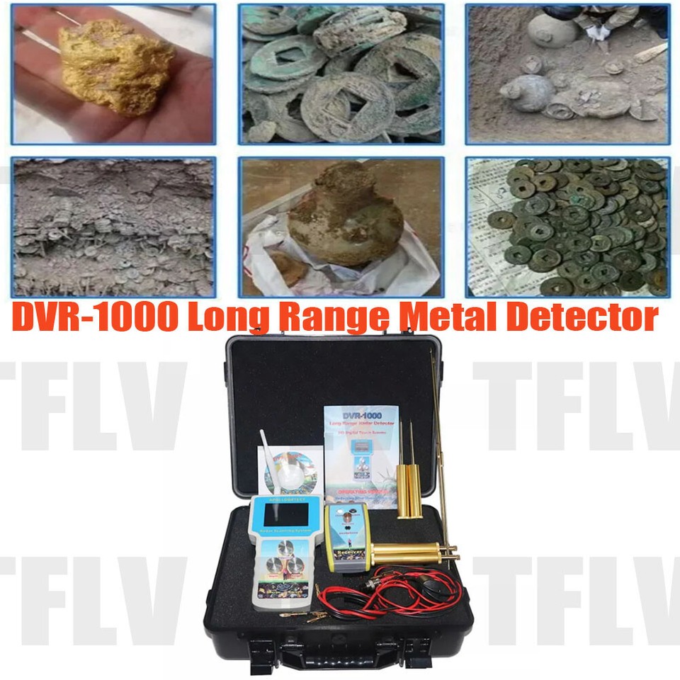 DVR1000 Pulse Induction Underground Metal Detector gold metal detector ...