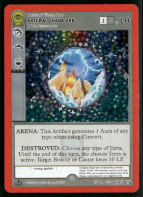 2022 MetaZoo Seance 1st Edition 38/165 Natural Chaos Orb Holo | eBay