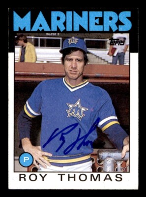 1986 Topps Baseball #626 Roy Thomas Signed Autograph (No COA) *d2 | eBay