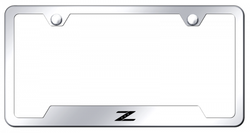 Nissan Z Laser Etched Logo Notched License Plate Frame Official ...