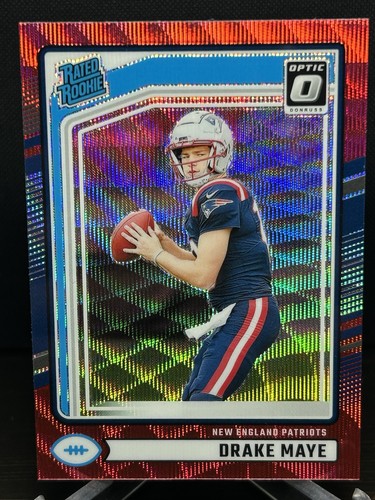 2024 Panini Donruss - Rated Rookie Drake Maye #379 Optic Preview Red ...