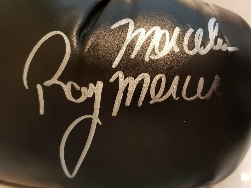 "Merciless" Ray Mercer Signed Everlast Black Boxing Glove Schwartz ...