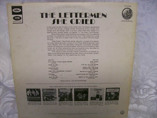 THE LETTERMEN - SHE CRIED - 1964 | eBay