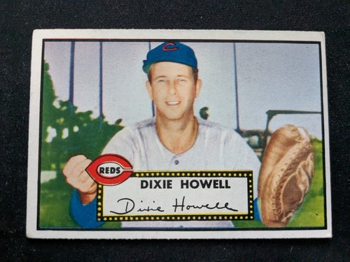 1952 Topps Baseball Card # 135 Dixie Howell - Cincinnati Reds (EX) | eBay