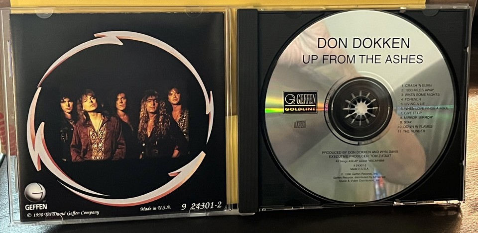 Don Dokken - Up From The Ashes CD John Norum Hair Metal Dokken ...