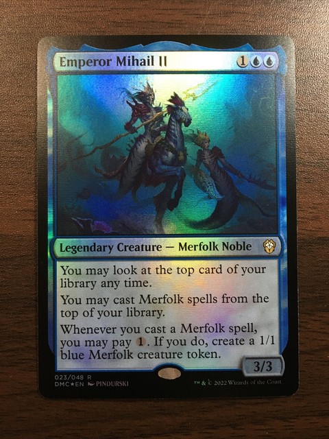 MTG Emperor Mihail II Commander: Dominaria United 023/048 Foil Rare for ...