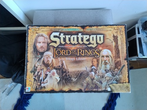 Stratego Lord of the Rings Trilogy Edition Board Game LOTR Incomplete ...