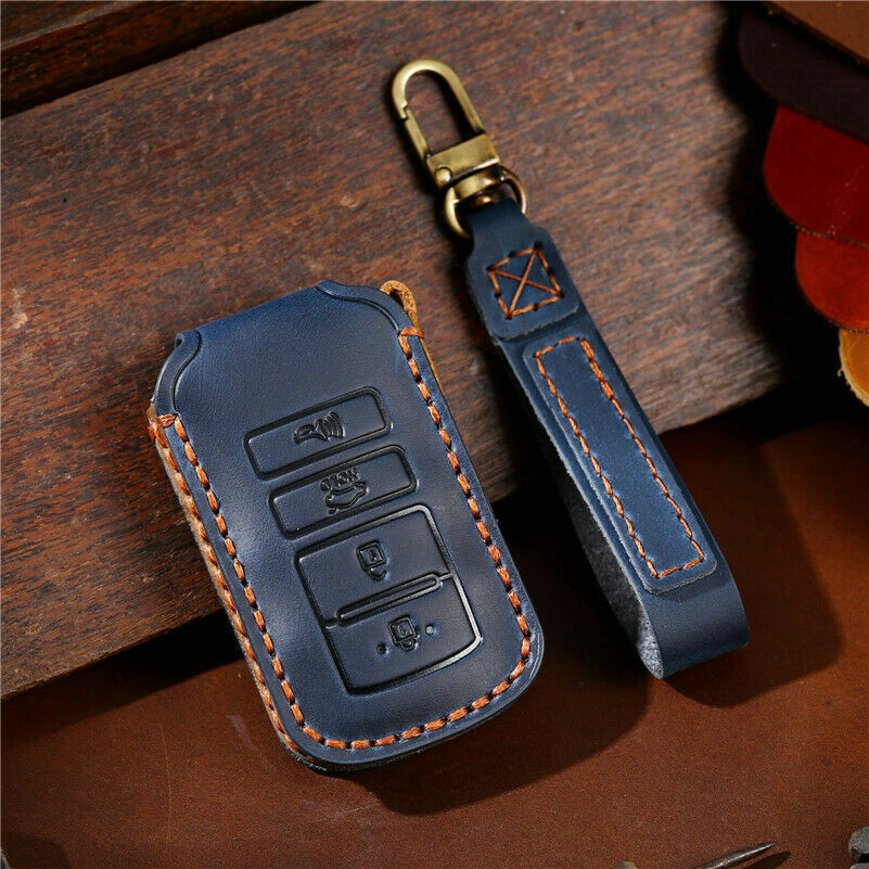 For Kia K9 2013-2016 Cadenza K74 Leather Car Key Cover Case Holder ...