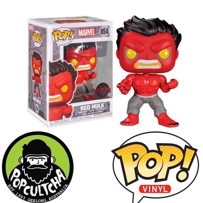 Hulk - Red Hulk Pop! Vinyl Figure "New" | eBay