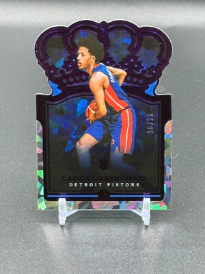 2021 Crown Royale Purple Crystal Cade Cunningham ROOKIE /25 #69 | eBay