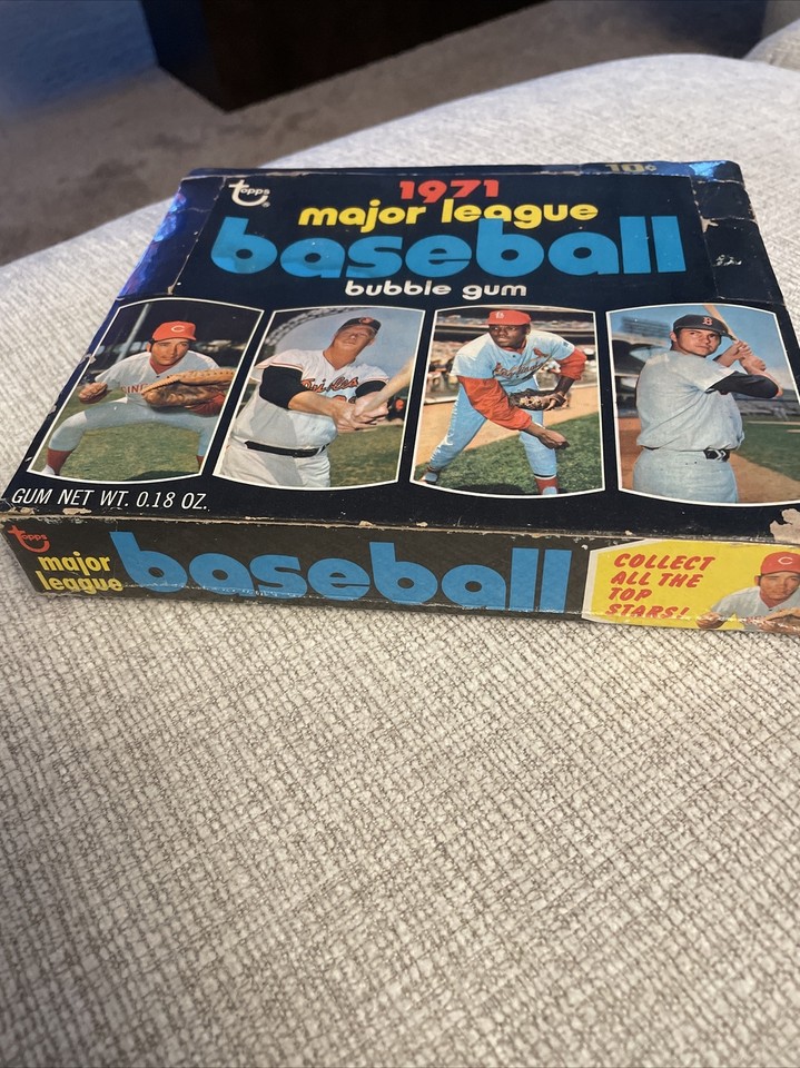 1971 Topps Baseball Card Empty Wax Box, BBCE Sealed, | eBay